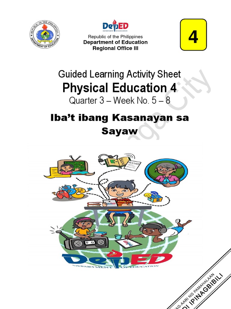 3RD Quarter Grade 4 Pe Learning Activity Sheets Week 5 8 Final | PDF
