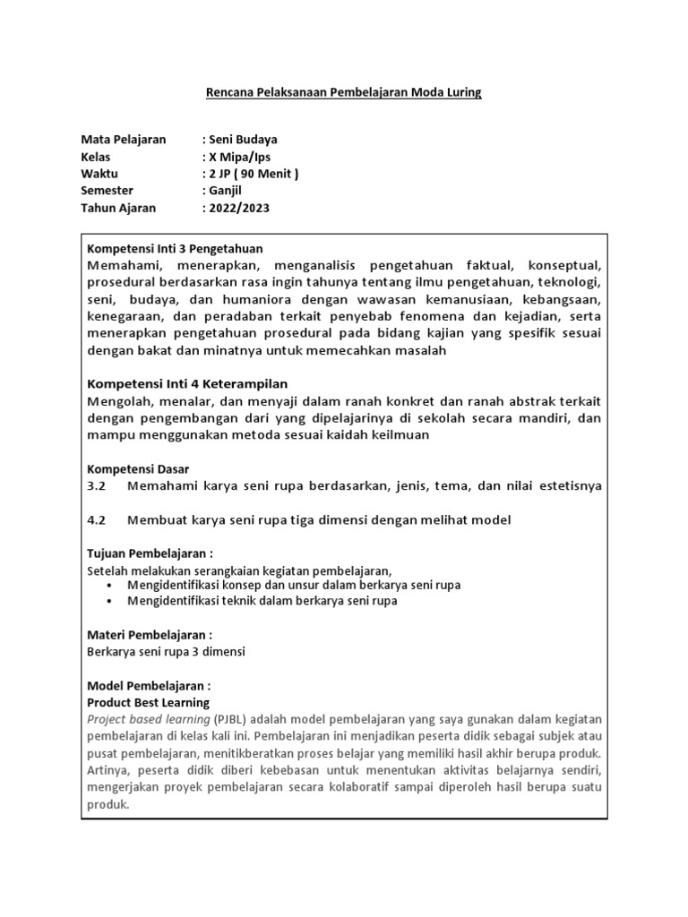 RPP Berdiferensiasi Modul 2.1-Feby Sarianty | PDF