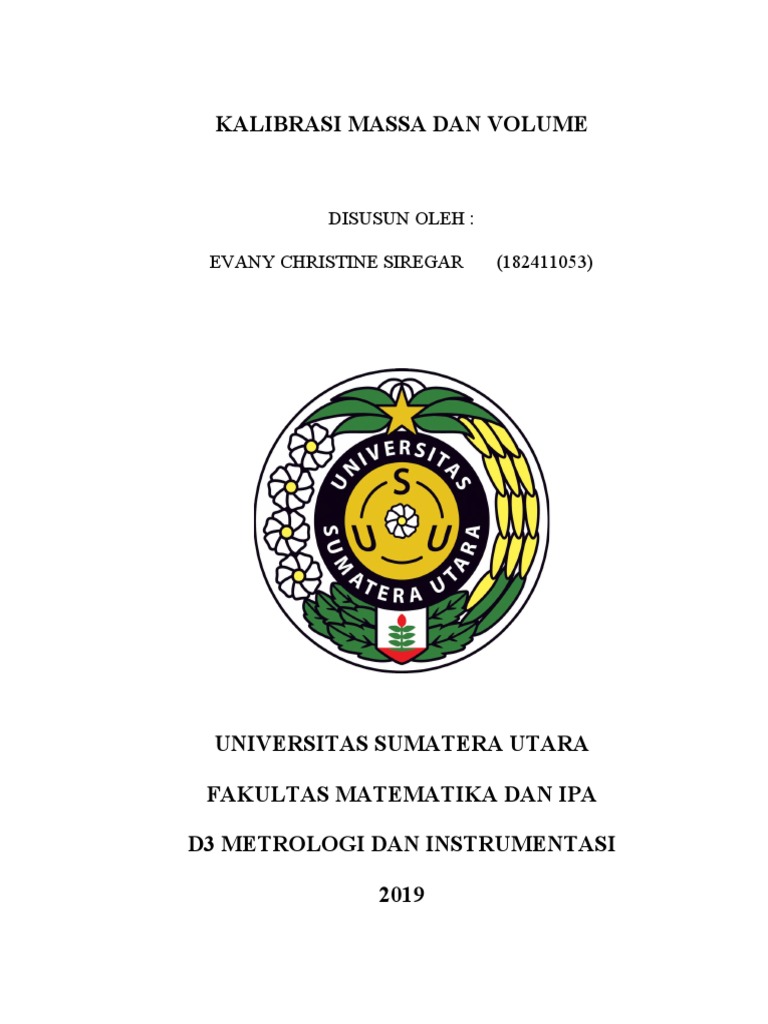 Kalibrasi Massa Dan Volume | PDF