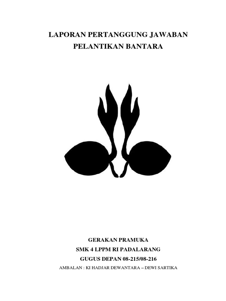 Laporan Pertanggung Jawaban Pramuka | PDF