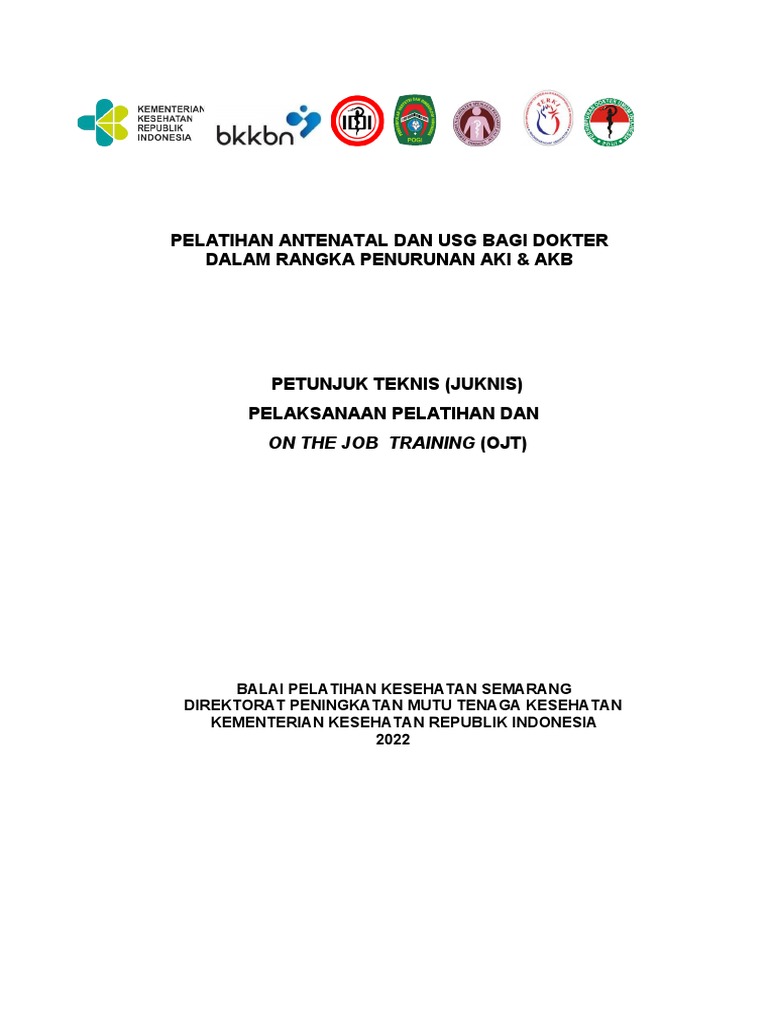 Juknis Ojt Bapelkes Semarang | PDF