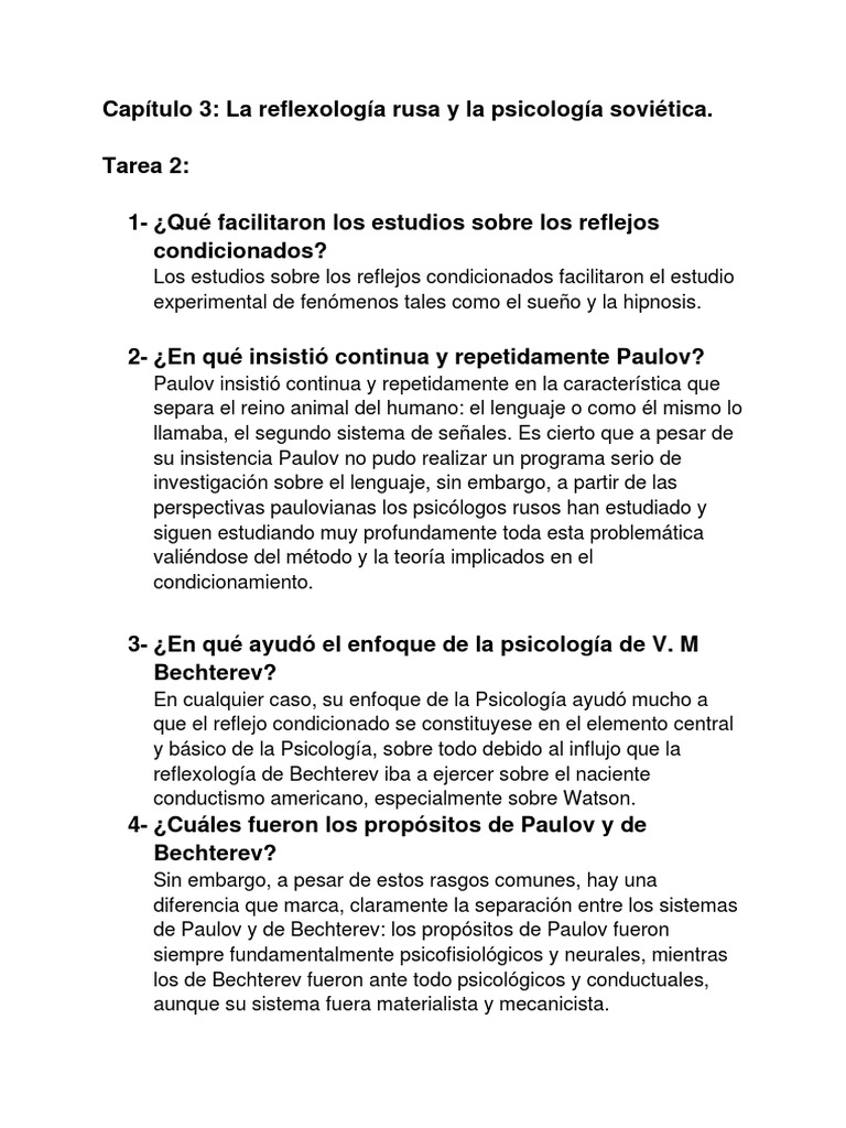 La evolución de la psicología en la Unión Soviética: De Pavlov y ...