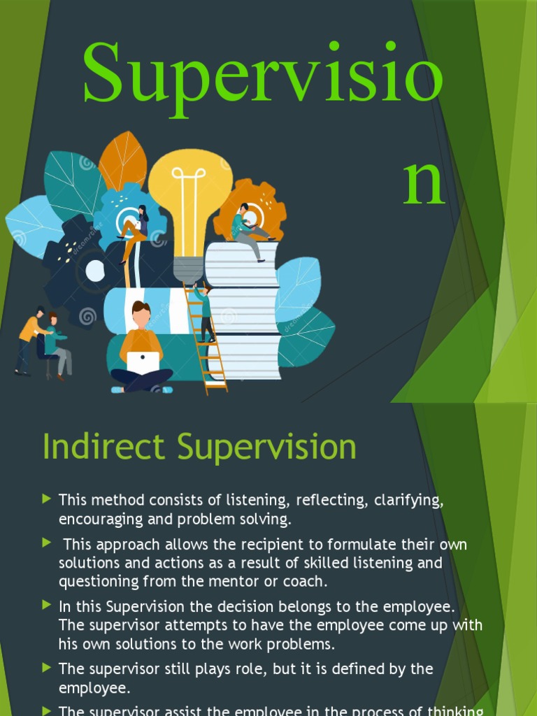 209 Indirect Supervision | PDF | Expert | Mentorship
