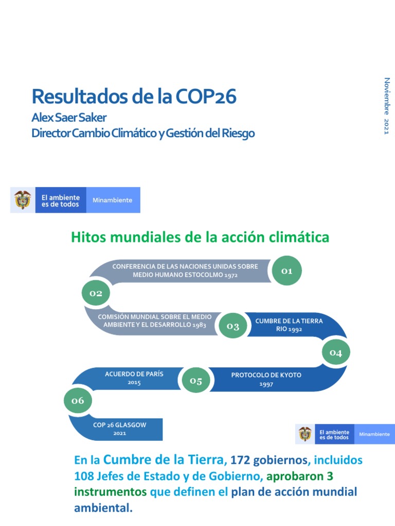 Presentacion MADS COP26 - 637877035970083759 | PDF