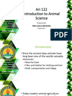 Introduction To Animal Production | PDF | Livestock | Poultry Farming