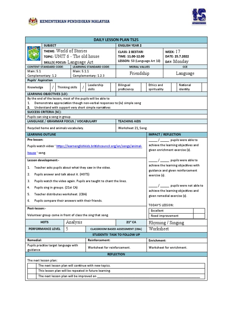 Week 17 | PDF | Lesson Plan | Teachers