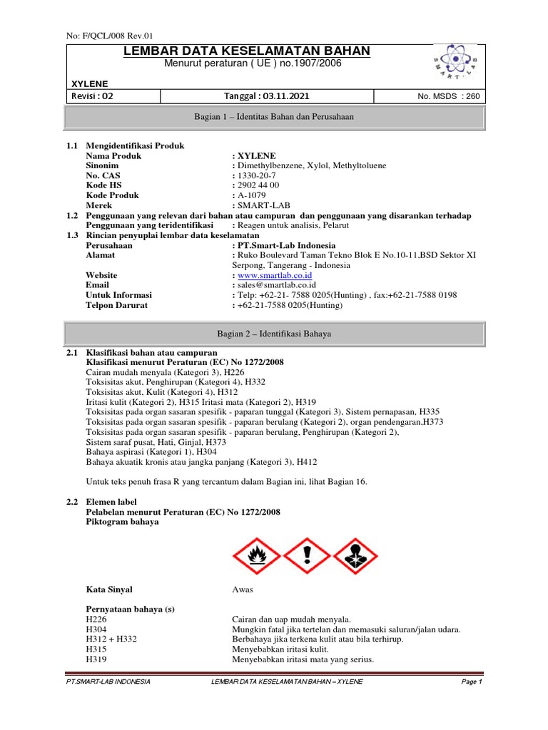 Xylene (Indo) | PDF