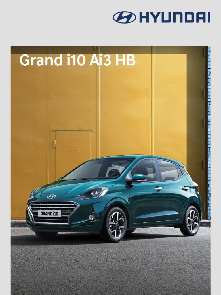 Ficha Tecnica Grand I10 21.5x28 Cm. | PDF | Estilos de carrocería | Vehículos con tracción delantera