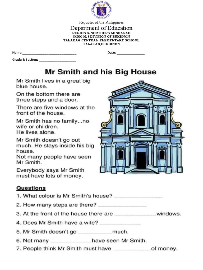 Reading Comprehension Worksheets | PDF | Government | Public Law