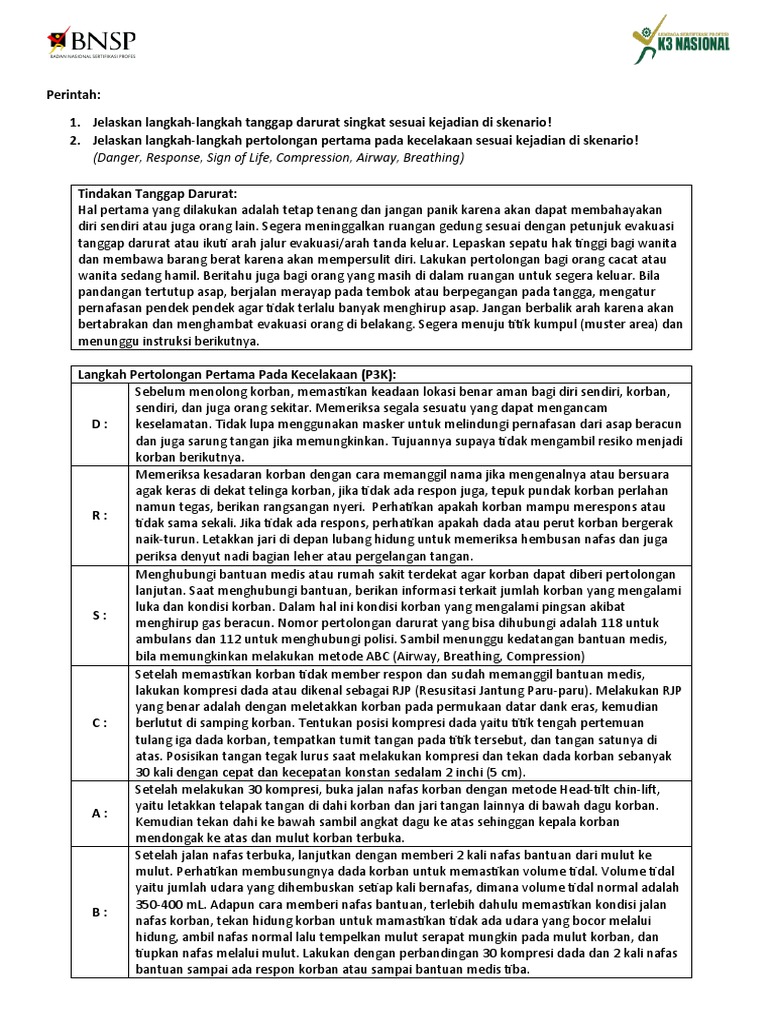 Tugas Praktik Demonstrasi 2 Uji Kompetensi Ahli K2 Umum | PDF ...