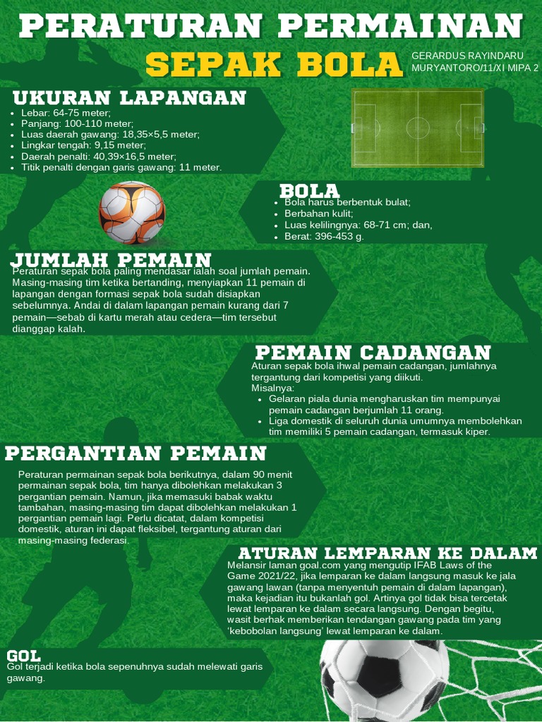 Infografis Sepak Bola | PDF