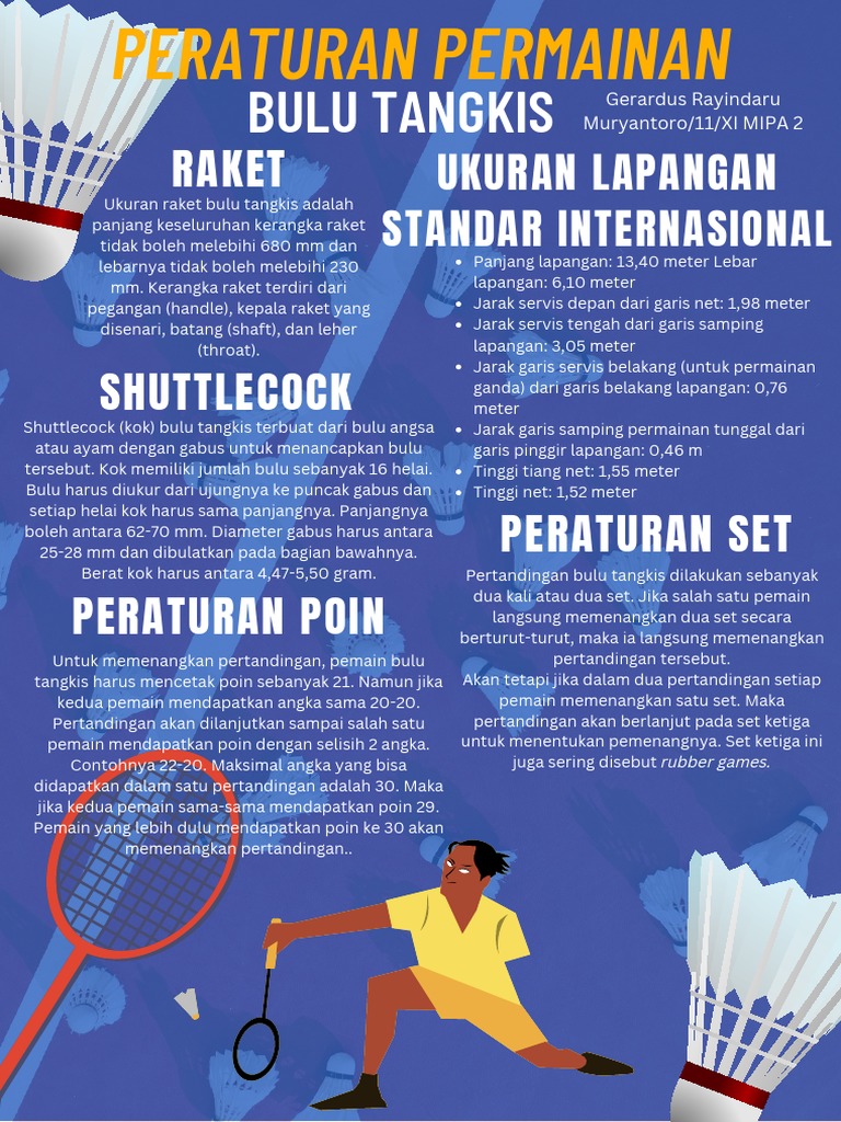 Infografis Bulu Tangkis | PDF