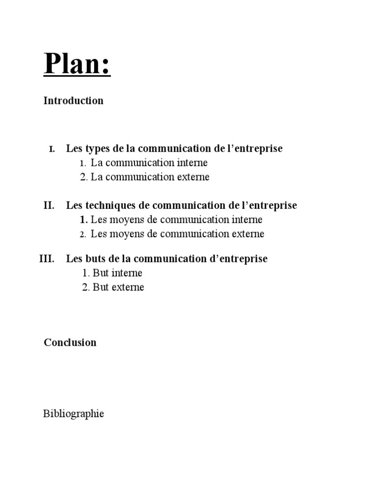 La Place De La Communication Dans L Entreprise Pdf La Communication