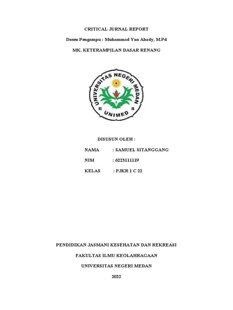 Critical Jurnal Report Joison | PDF