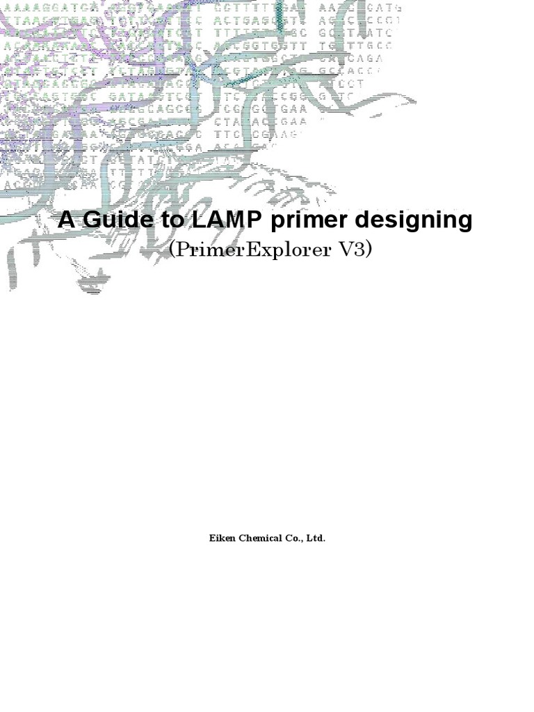 Diseno de Primers LAMP | PDF | Nucleic Acid Thermodynamics | Primer (Molecular Biology)