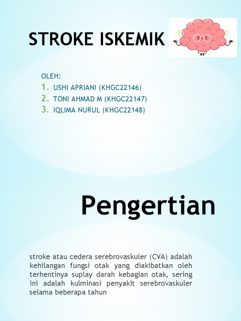 Panduan Stroke Iskemik | PDF