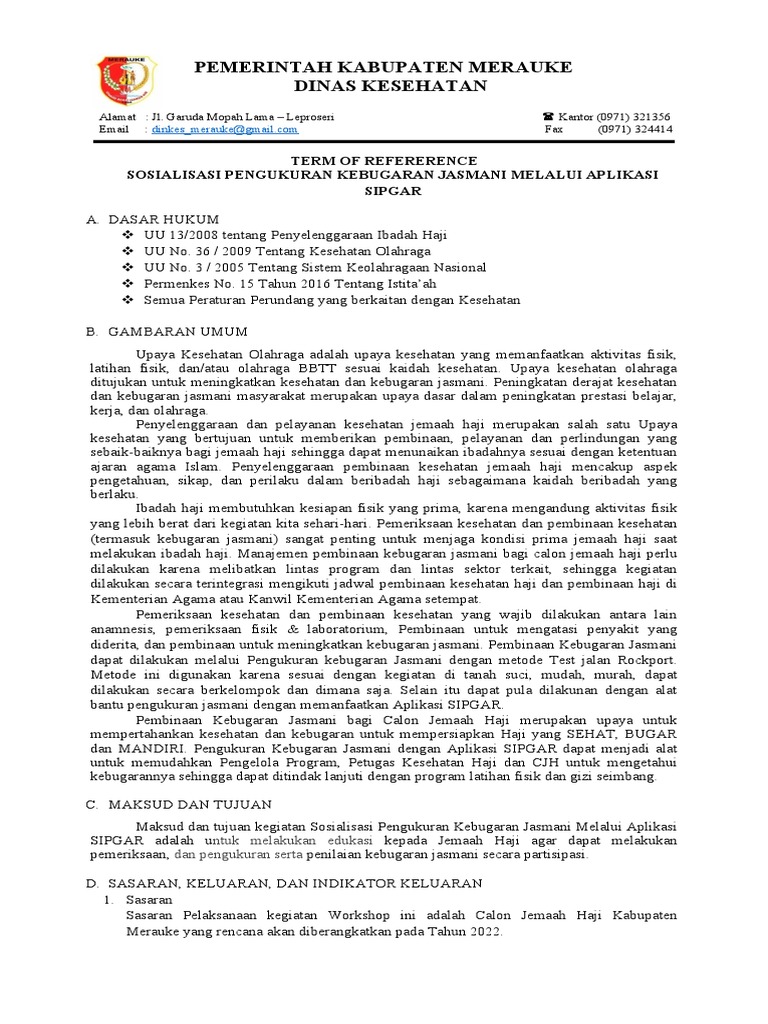 Tor Sosialisasi Sipgar | PDF