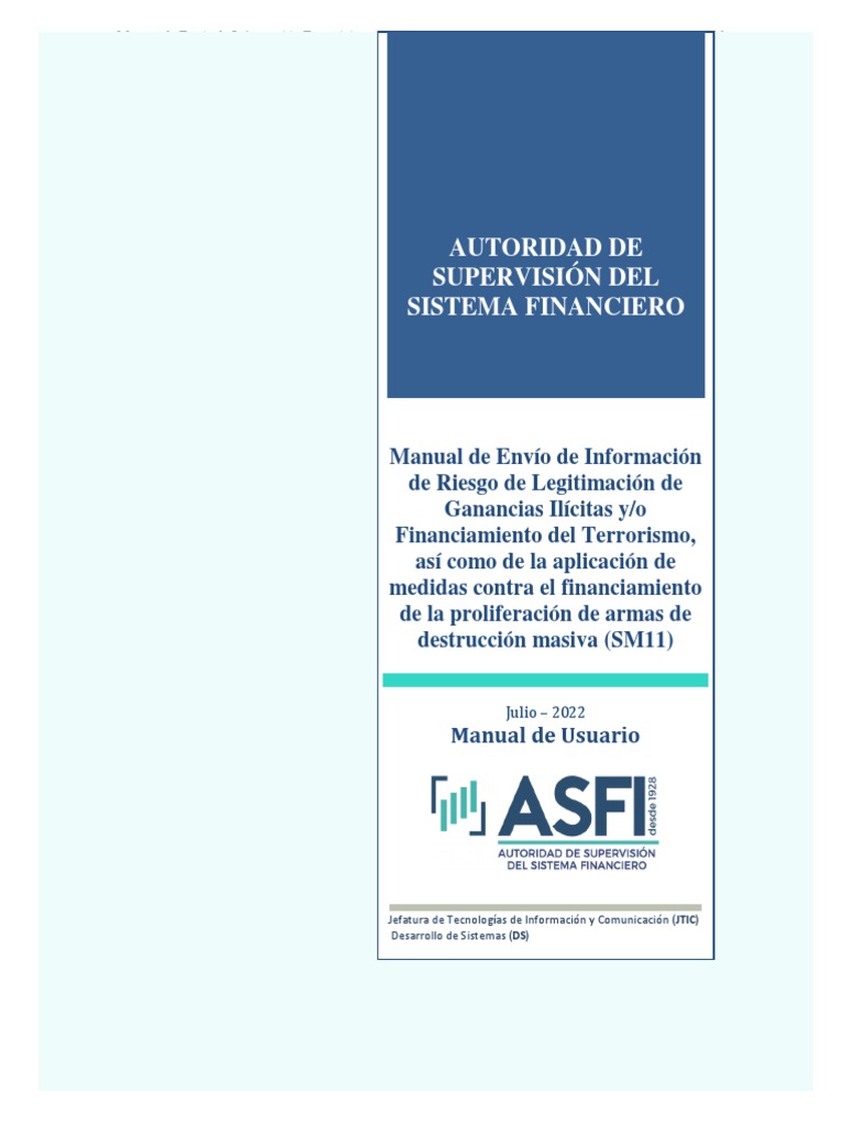 Envío de Información SM11 SCIP ASFI | PDF | Información | Archivo de computadora