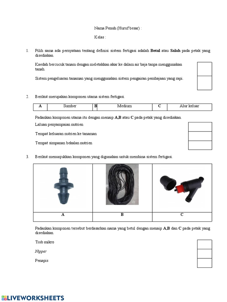 Latihan Fertigasi 1 | PDF | Griya & Taman | Komputer