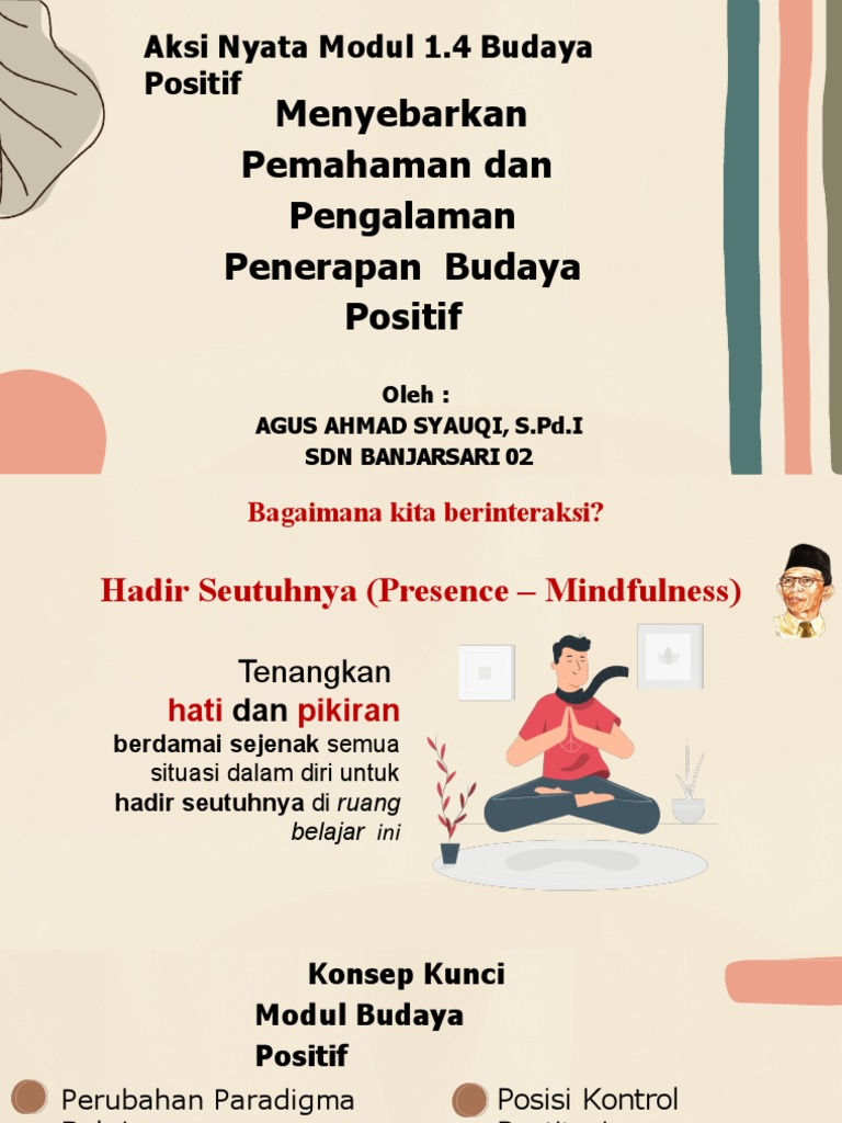 1.4.a.9 Aksi Nyata Modu 1.4 Agus Ahmad Syauqi | PDF