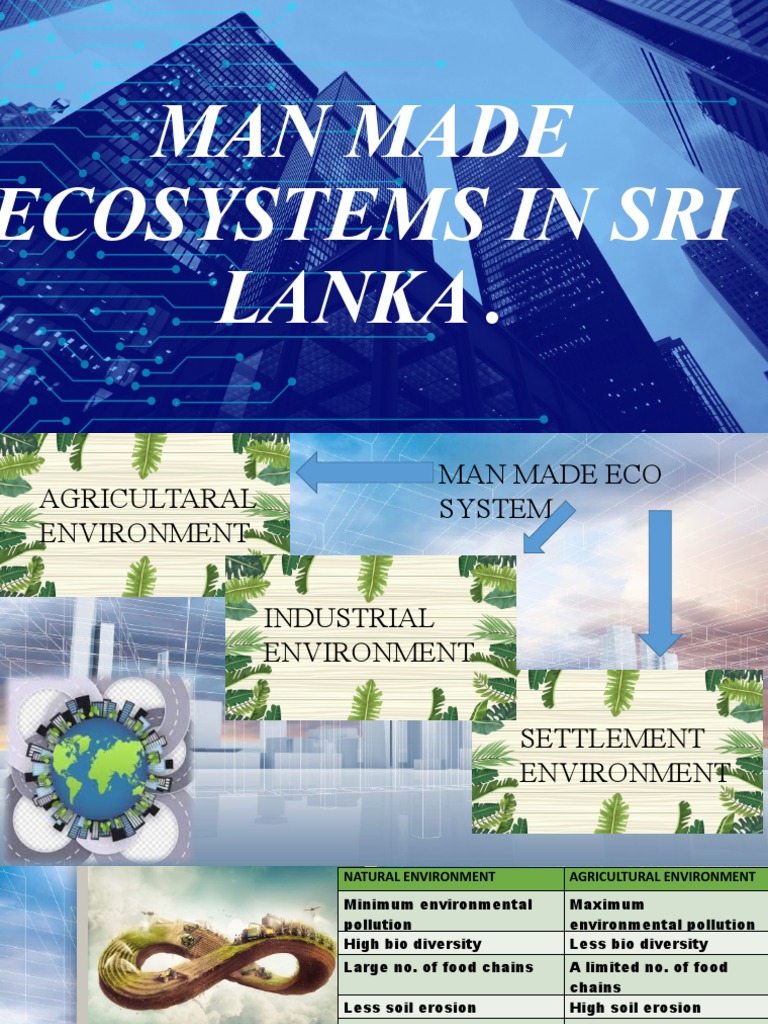 Man Made Ecosystems in Sri Lanka | PDF | Technology & Engineering