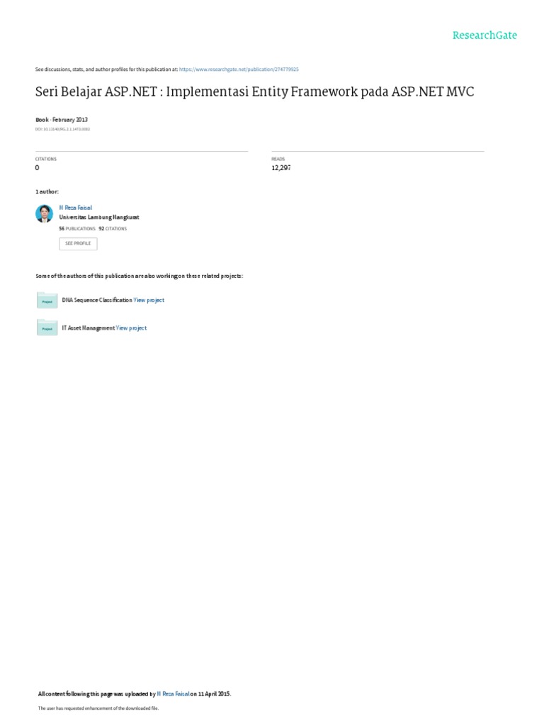 Aspnet Entityframework On Aspnet Mvc Pdf 6331