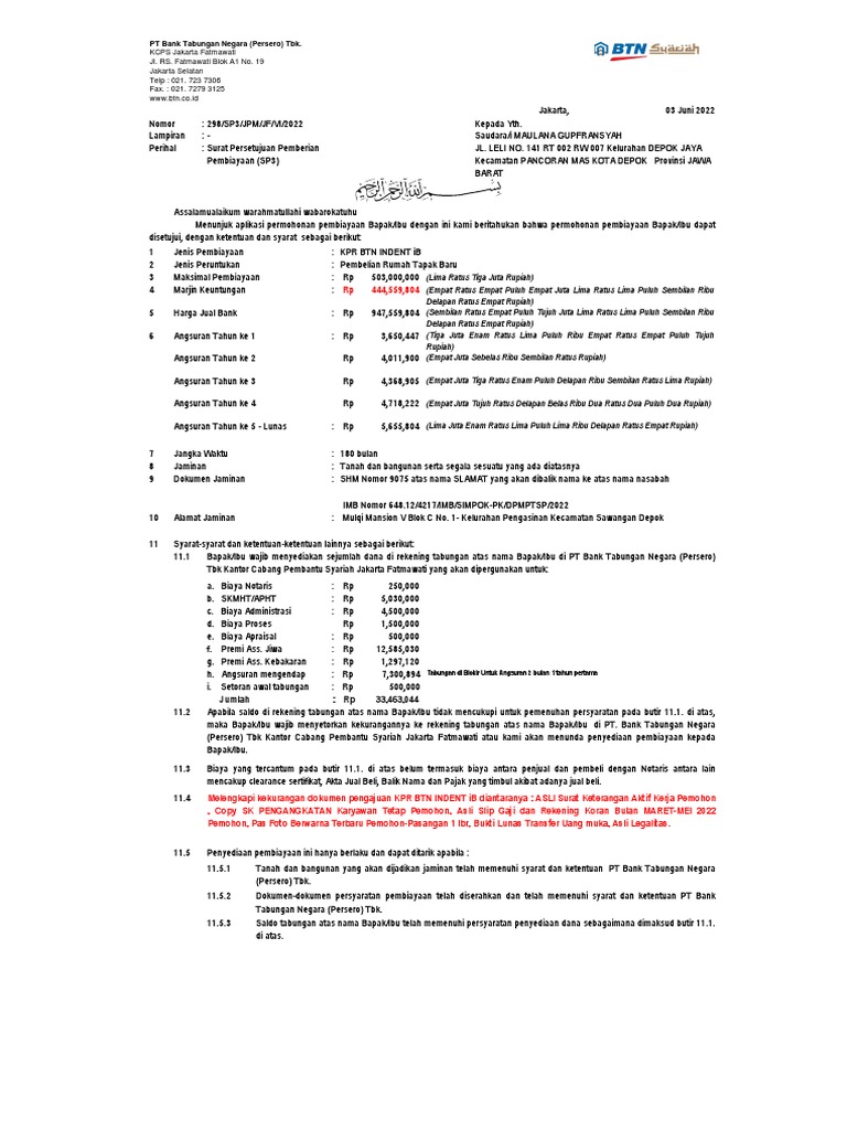 Sp3 Maulana Gupfransyah | PDF