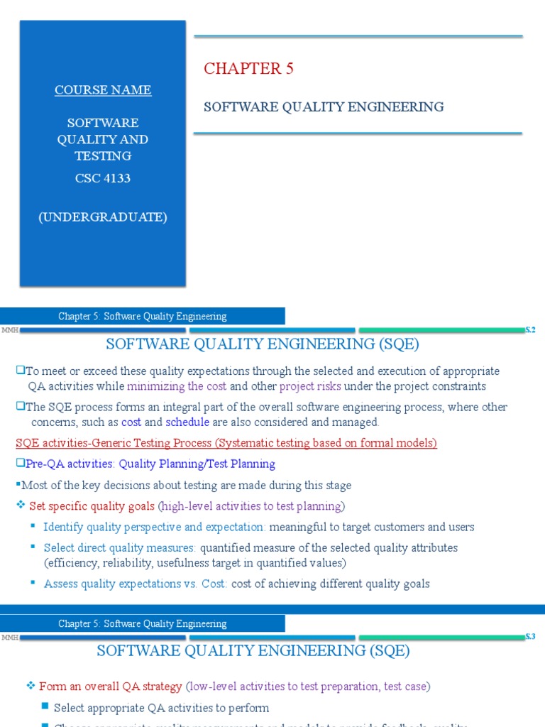 Understanding Software Quality Engineering | PDF | Software Testing ...