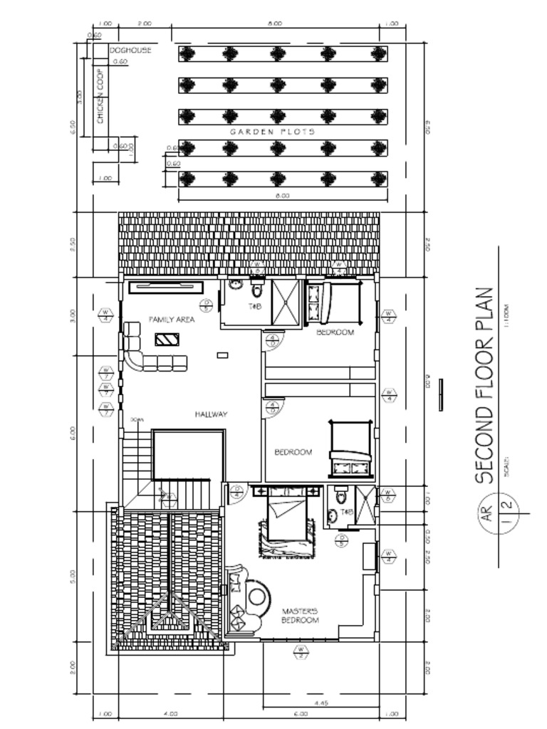 Second Floor Plan 2 Storey | PDF | Buildings And Structures