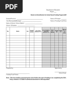 Mid Day Meal Scheme: School Monthly Data Capture Format (MDCF) | PDF ...