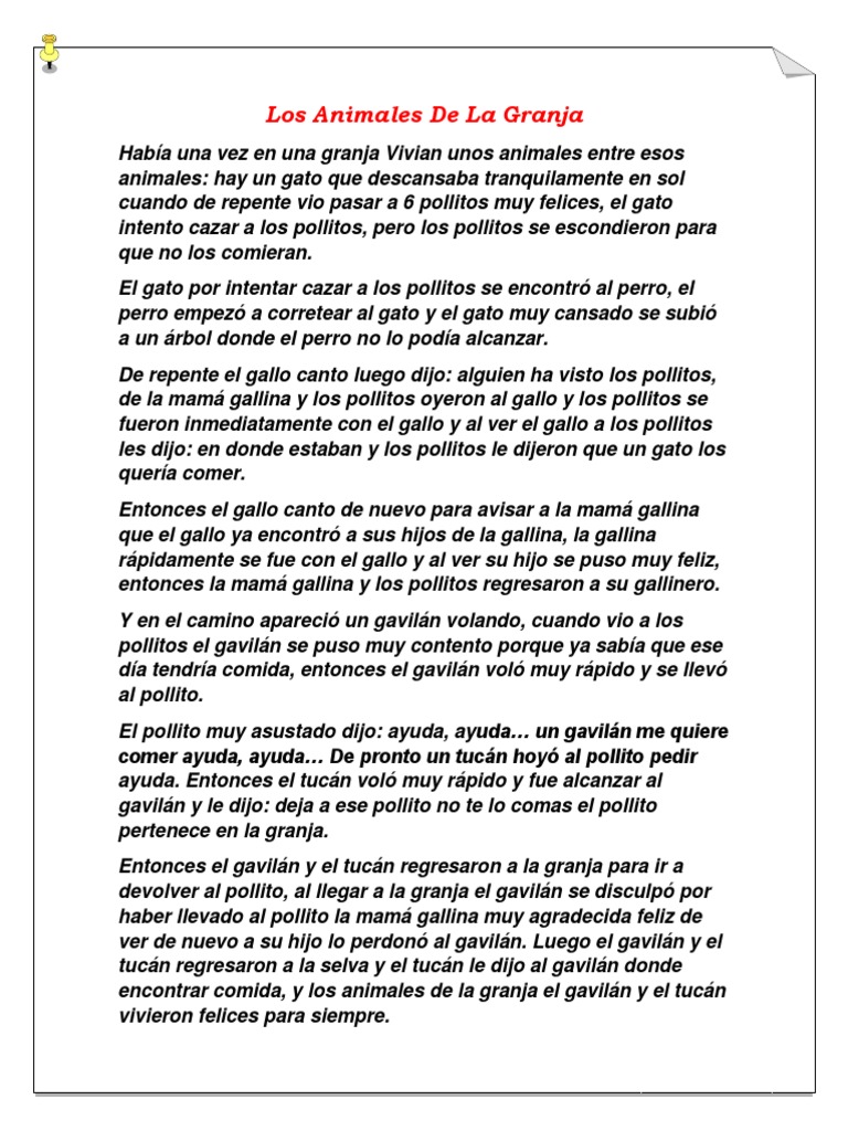Los Animales de La Granja | PDF