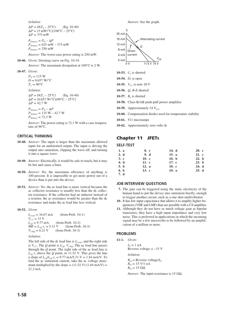 Analysis of Power Transistor Derating Curves and Calculations of ...
