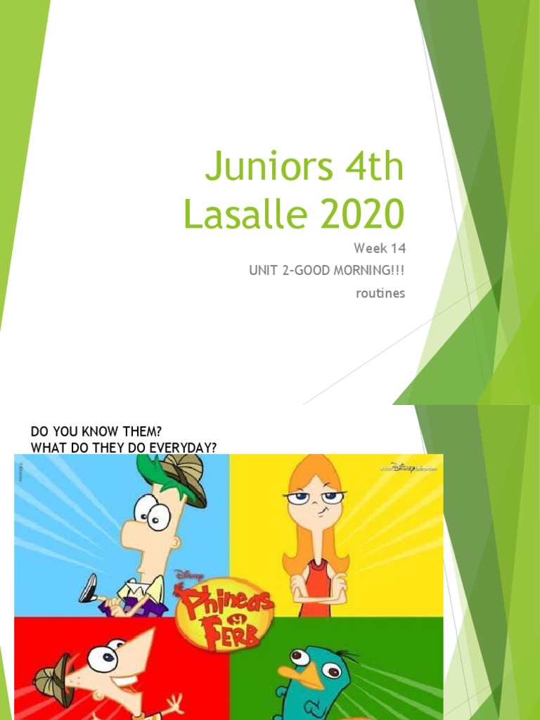 Daily Routines Unit 2 | PDF