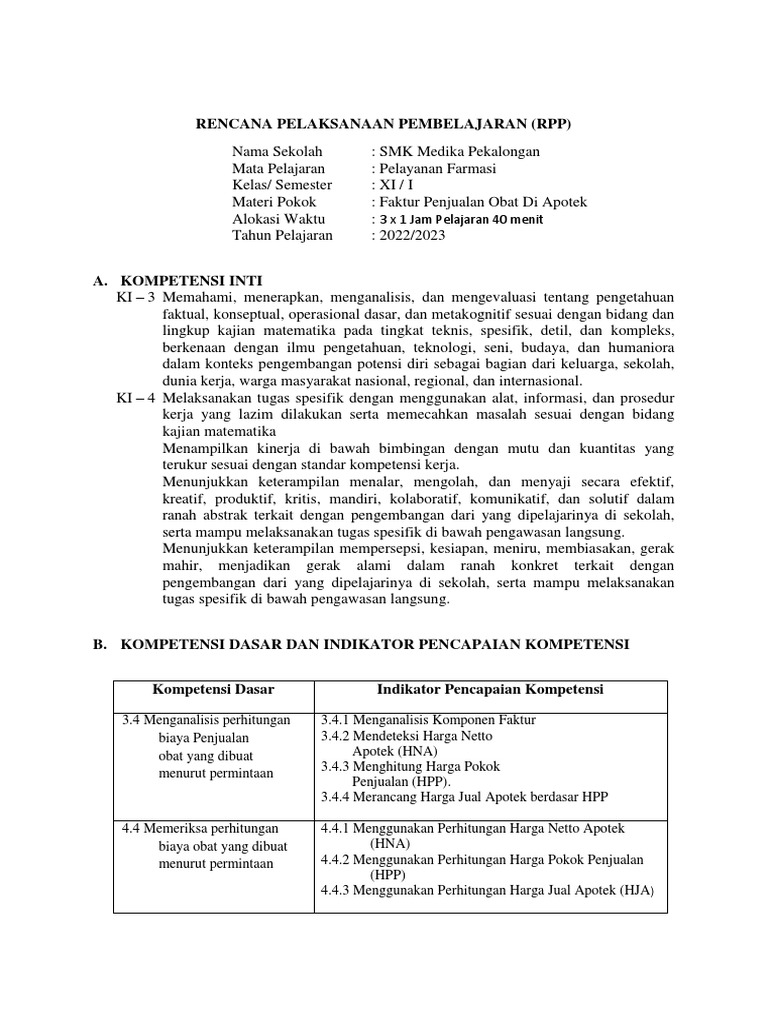 1 RPP - DIAN ANGGRAENI - Compressed | PDF | Karier & Perkembangan