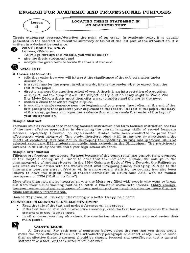 Eapp Q1-L4 | PDF | Educational Technology | Calorie