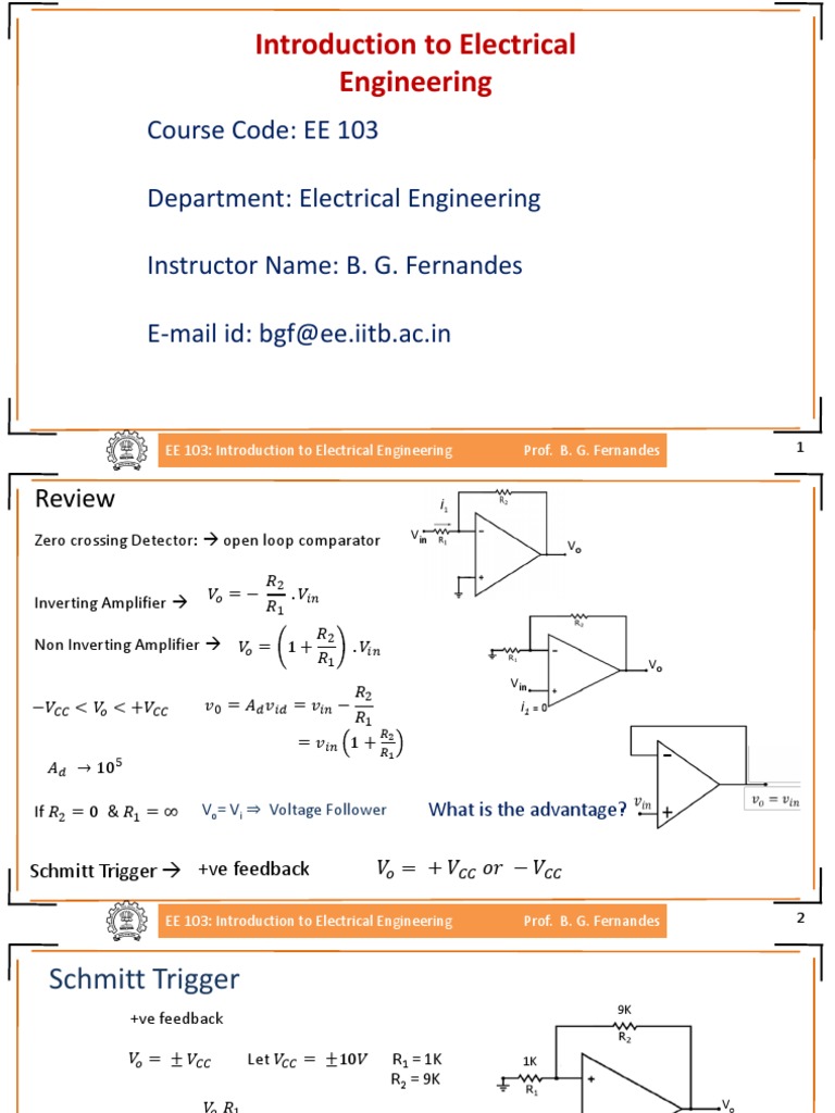 EE103 Lecture6 BGF-Nov 22 2022 | PDF | Electrical Engineering | Computer Engineering