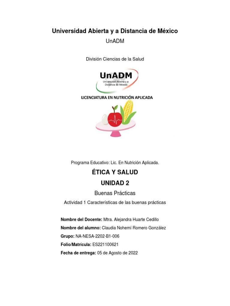 Esa - U2 - Act 1 - CLRG | PDF | Moralidad | Ética profesional