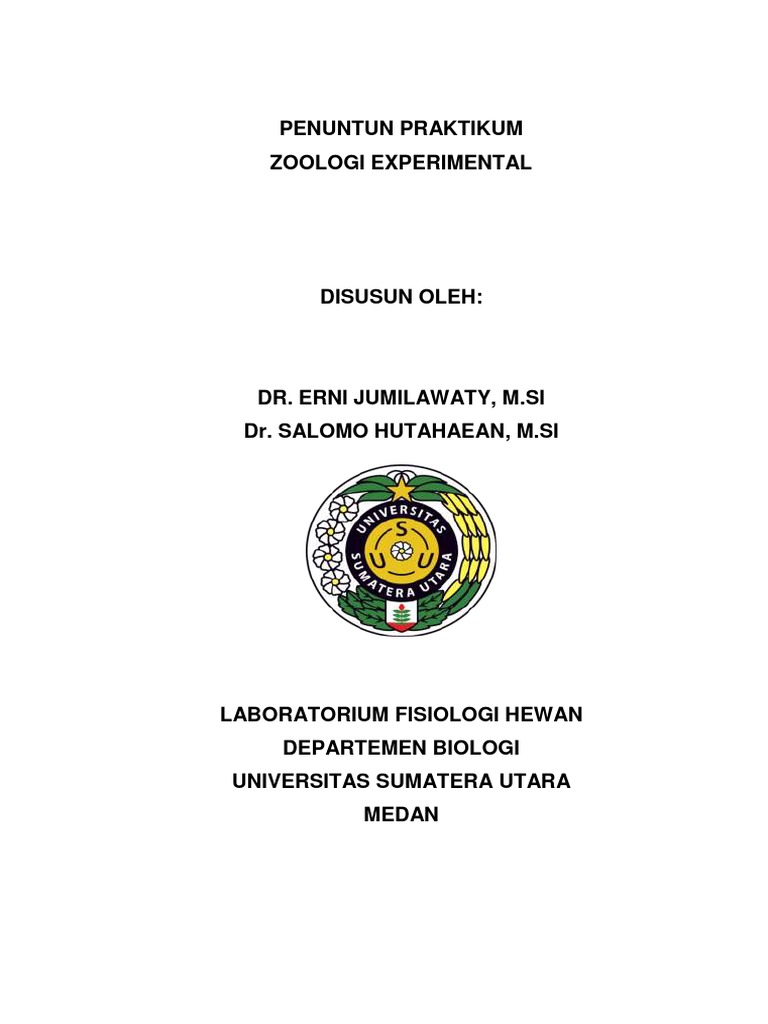 Panduan Praktikum Zoologi USU | PDF