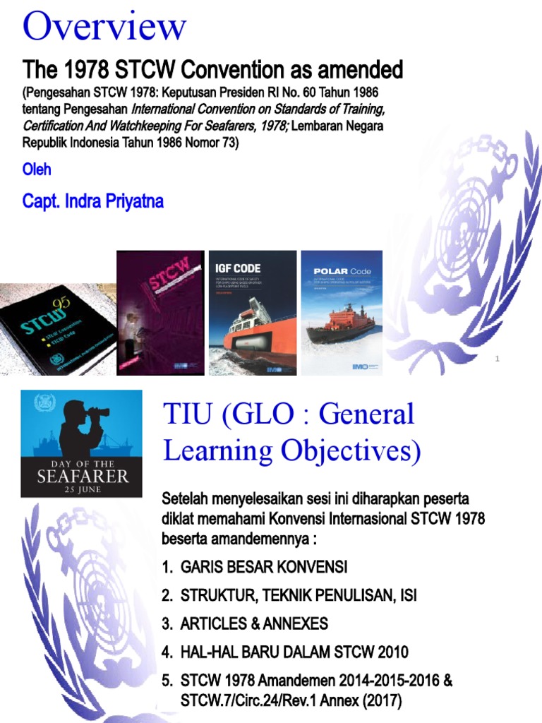 1.1 Overview STCW | Download Free PDF | Water Transport | Shipping