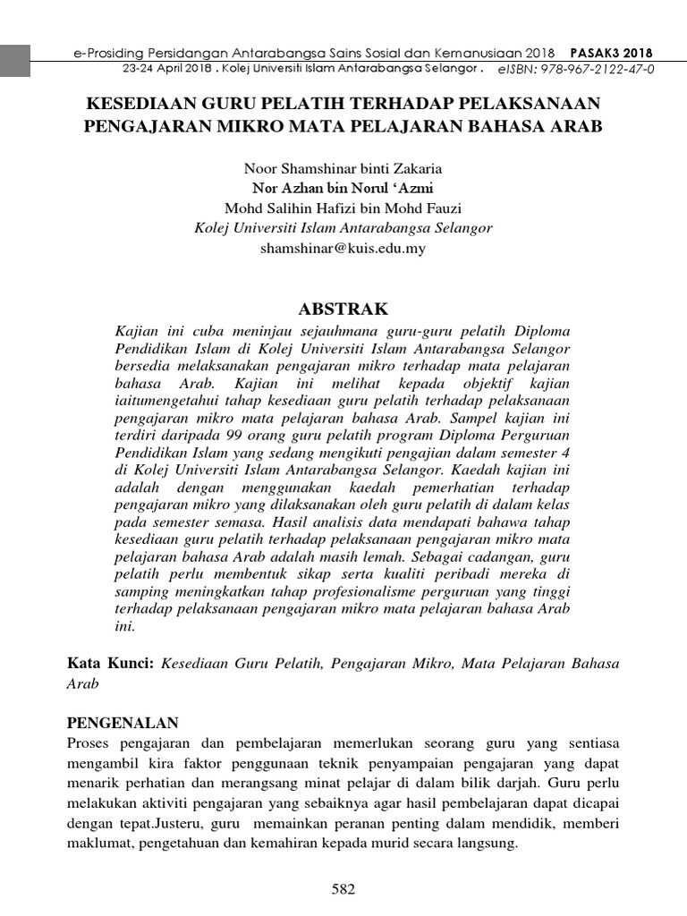 M8 Jurnal Kesediaan Guru Pelatih | PDF