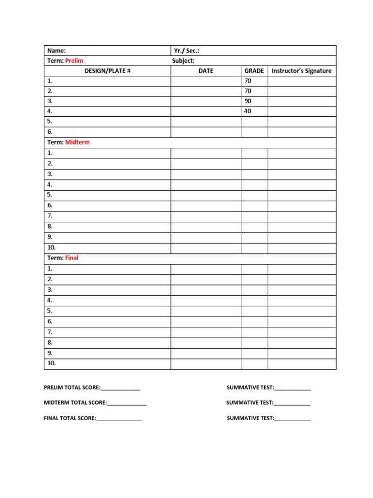 Activity Checklist | PDF