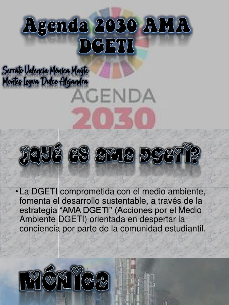 Agenda 2030 AMA DGETI Serrato Valencia Y Montes Leyva | PDF