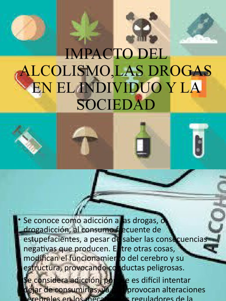 IMPACTO DE Drogas | PDF | La dependencia de sustancias | Alcoholismo