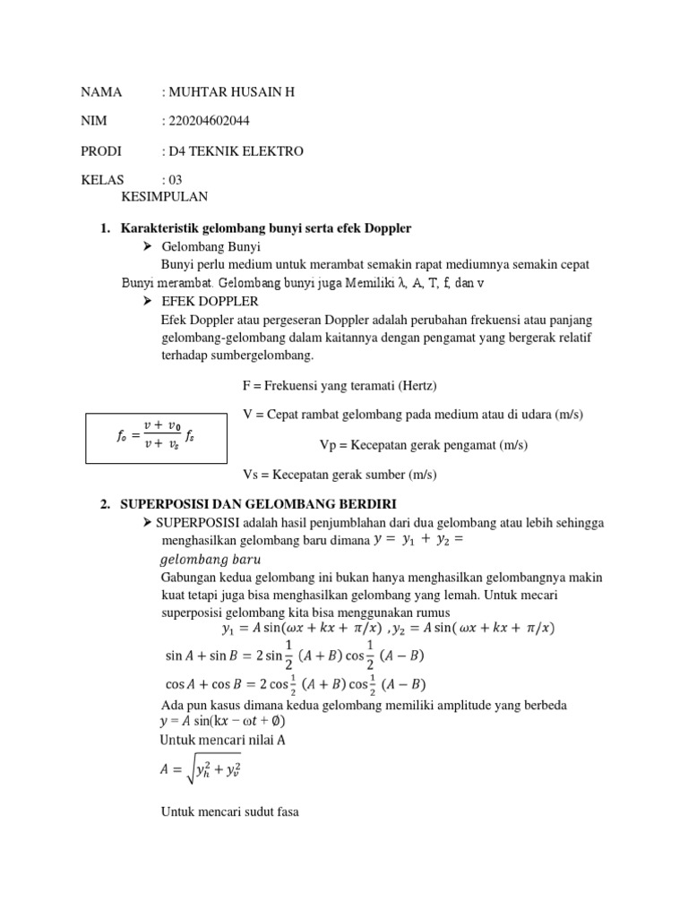 Kesimpulan Semua PPT Fisika | PDF