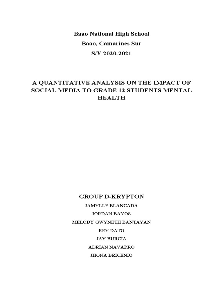 Final | PDF | Sampling (Statistics) | Survey Methodology Final | PDF | Sampling (Statistics) | Survey Methodology