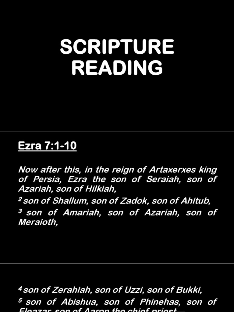 11 6 2022 Upholding The Importance of Gods Word | PDF | Ezra | Bible