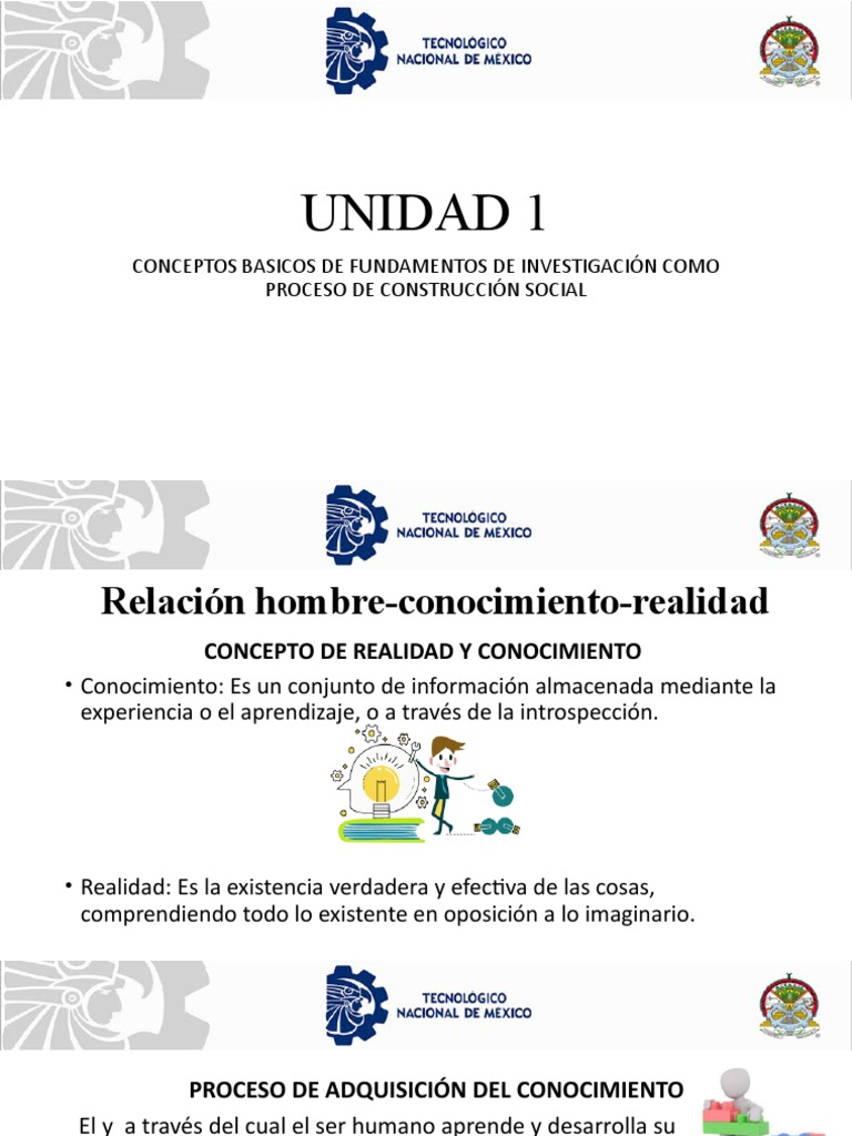 Conceptos Basicos de Fundamentos | PDF | Conocimiento | Método científico