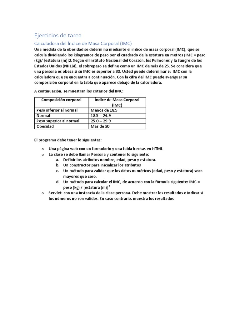 Ejercicios de Tarea 1P | PDF