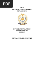I.P. CLASS 12 CBSE PROJECT ON "Student Marks Management System" | PDF ...