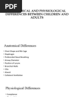 Anatomical Differences Child Vs Adult | PDF | Clinical Medicine ...